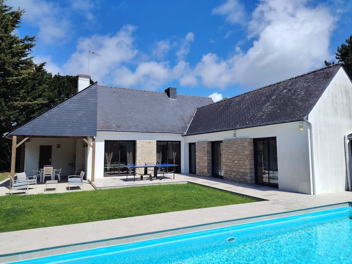 *Nouveau* Maison De Plain Pied Terrasse Et Piscine - Carnac