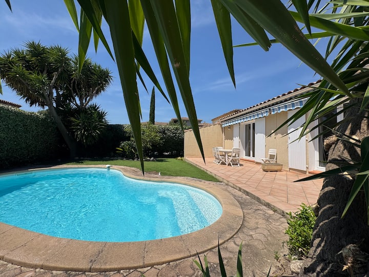 Maison Avec Piscine Privée, Clim, Parking, Wifi - La Ciotat