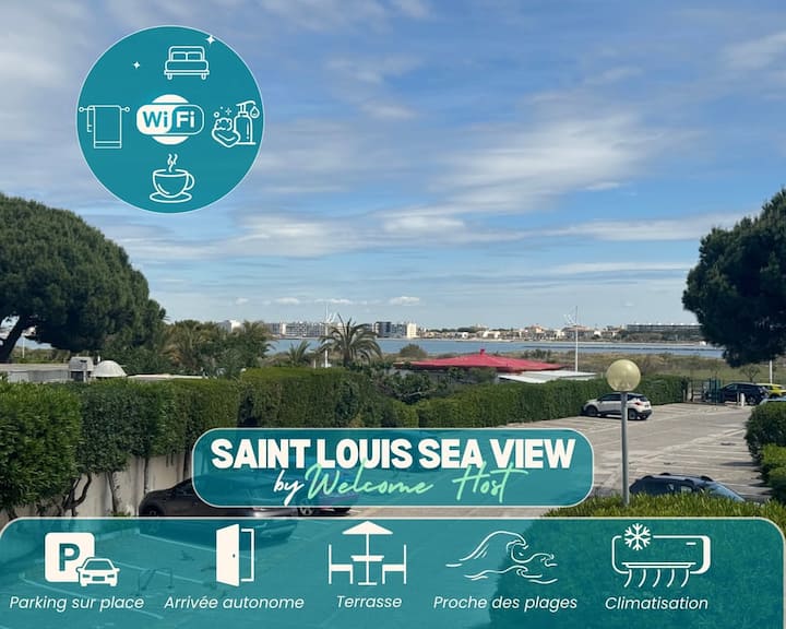 Saint Louis Sea View, 4 Personnes, Vue Mer - Le Grau-du-Roi