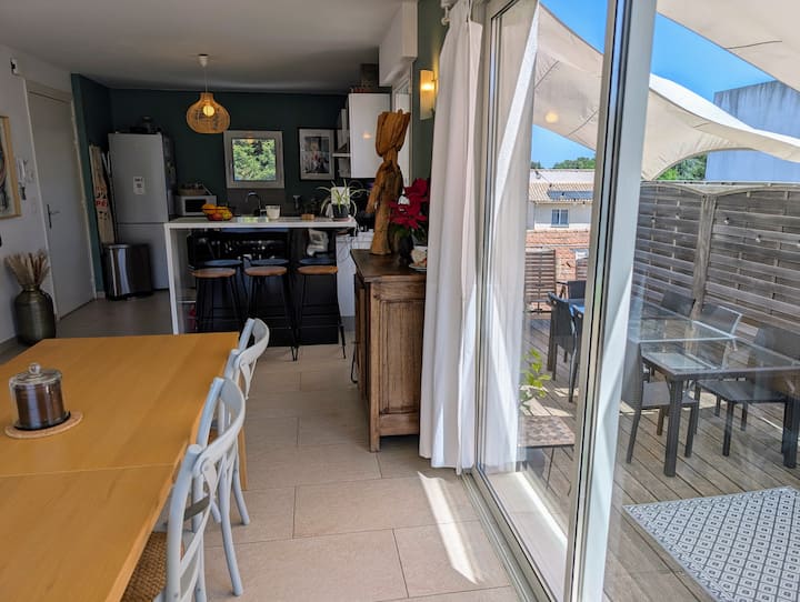 Grand Appart Climatisé Avec Terrasse à Valbonne - Valbonne