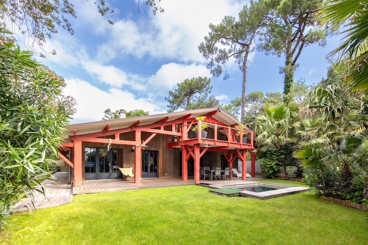 Villa Pyla Aperçu Bassin - Climatisation - Piscine - Cap Ferret