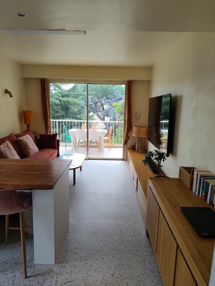 Joli Studio à 5 Min à Pied De La Mer. - Cagnes-sur-Mer