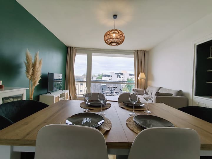 Suite Ô Mayeuc - 6 Pers - Parking & Terrasse - Rennes
