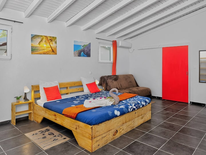 L'amandier - Bungalow Avec Jacuzzi Proche Mer - Deshaies