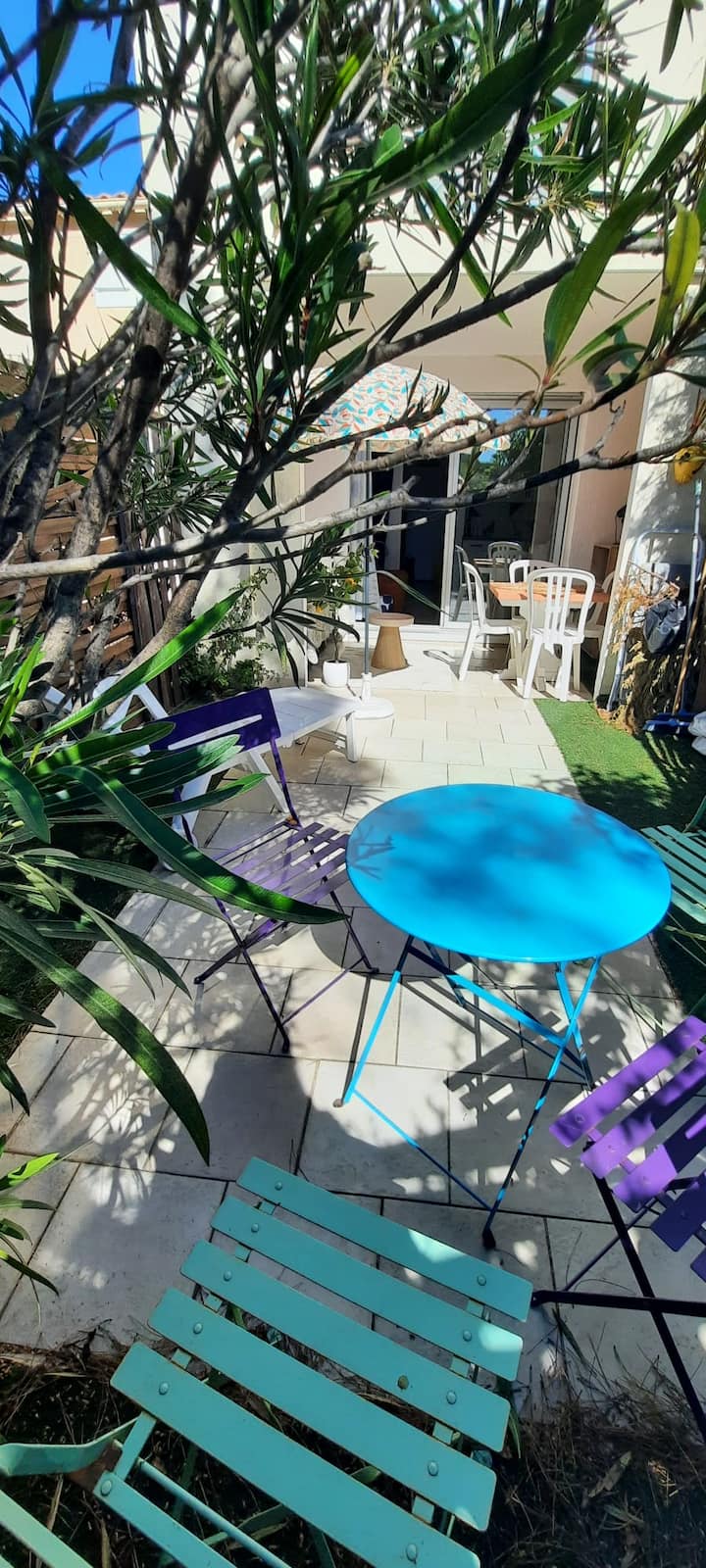 Rez-de-jardin 700m De La Plage - Île du Levant