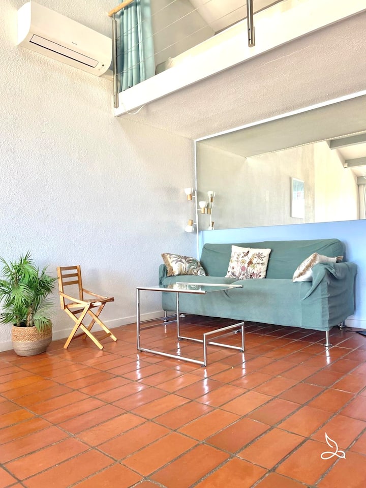 Maison Familiale 4pers - Vue Lac - Clim & Wifi - Leucate