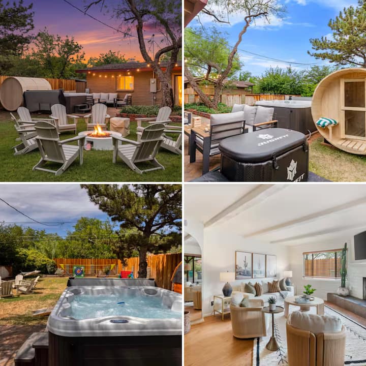 3br Sedona Oasis/hot Tub/sauna/games/fire Pit - Sedona, AZ