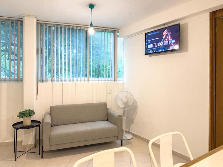 1 Departamento En Coyoacán, 2 Camas, 1 Baño - Benito Juárez