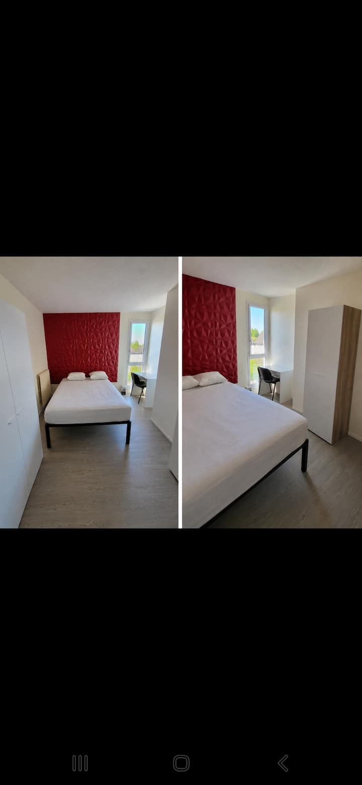 Chambre Meublée 13m² Lognes Rer A - Lognes