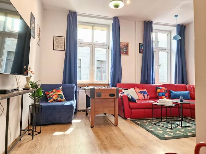 Retro Colors Apartment-3br-piotrkowska,manufaktura - Łódź