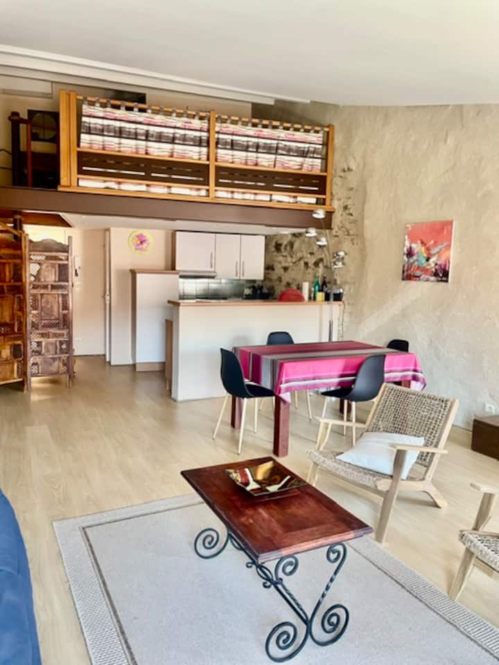 Confortable Loft Climatisé Rue St Vincent - Collioure