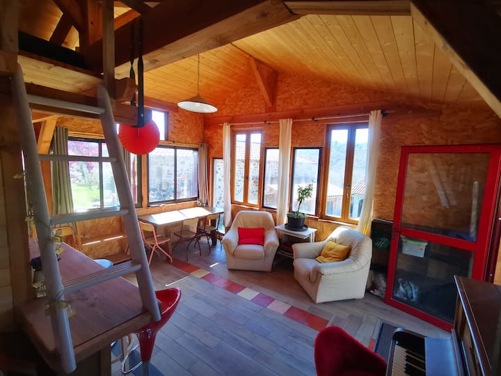 Studio Indépendant à La Ferme. - Figeac