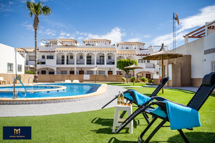 Sol Y Brisa Apartamento -Terraza Piscina Y Bbq - La Zenia