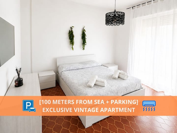 [Mare A 100 Metri + Parking] Vintage Apartment - Jesolo