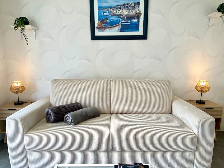 Studio Grand Balcon Parking Privé Plage à Pied - Dinard