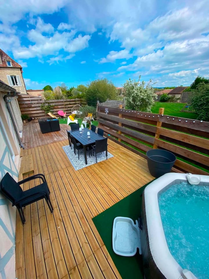 Maison De Charme 18eme à La Mer Avec Jacuzzi 6 P - Cabourg
