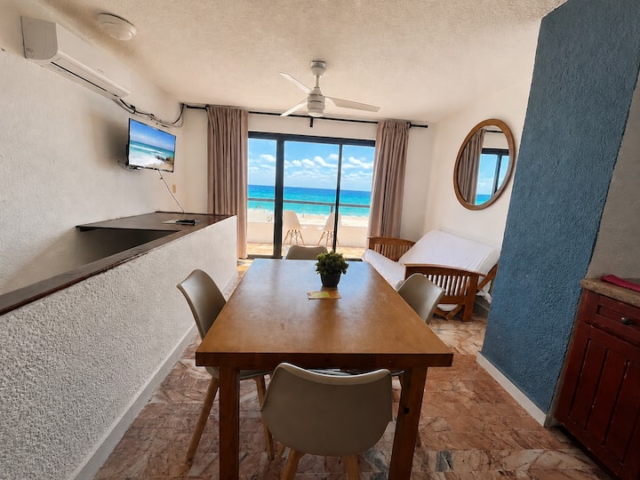 Balcon Vista Al Mar, 6 Huespedes En Zona Hotelera - Cancún