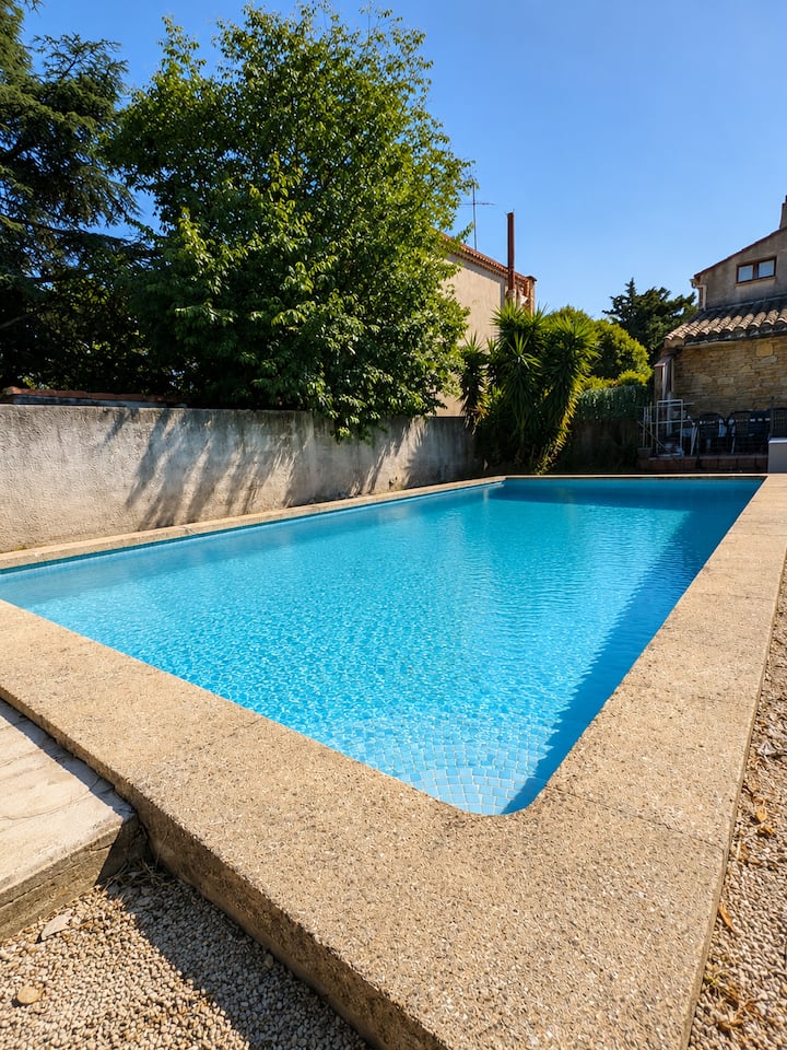 Grande Maison Familiale Avec Piscine Et Jardin - Saint-Cyr-sur-Mer