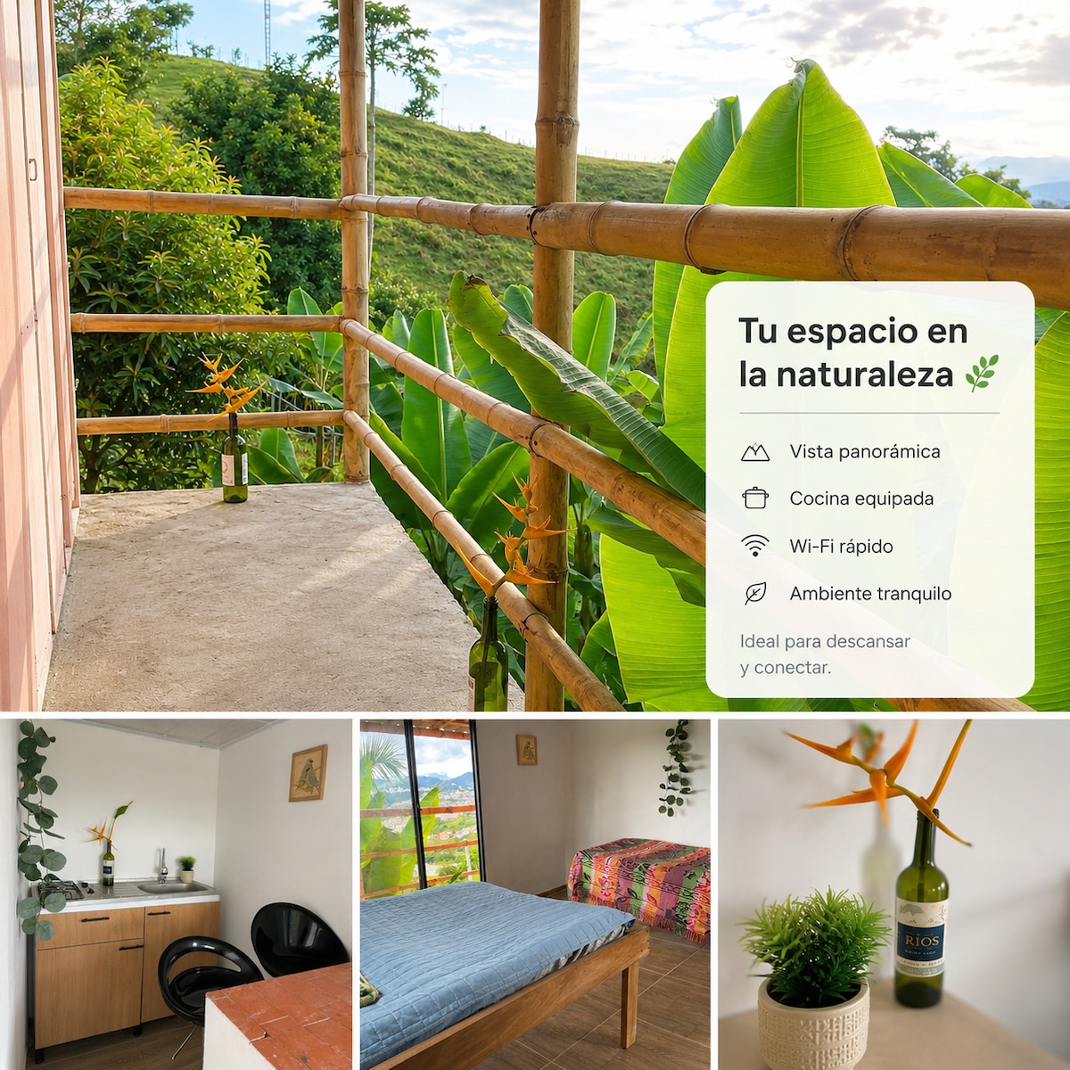 Hamac balcon haut Eco #4 - Appartements à louer à Villamaría, Caldas ...