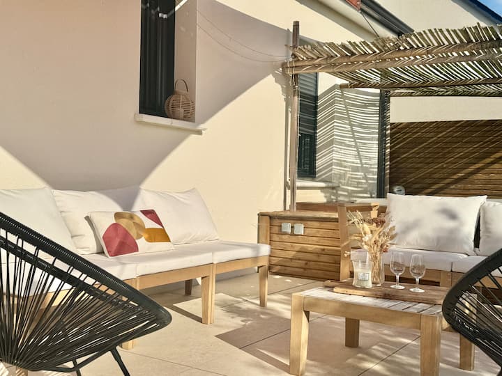 Maison Familiale Avec Jacuzzi & Terrasse - Luynes