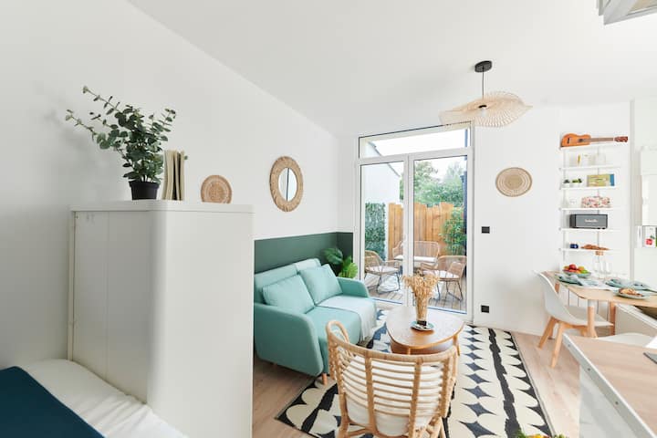 Studio Univers - Terrasse Privée - à 2min De Lille - Lille