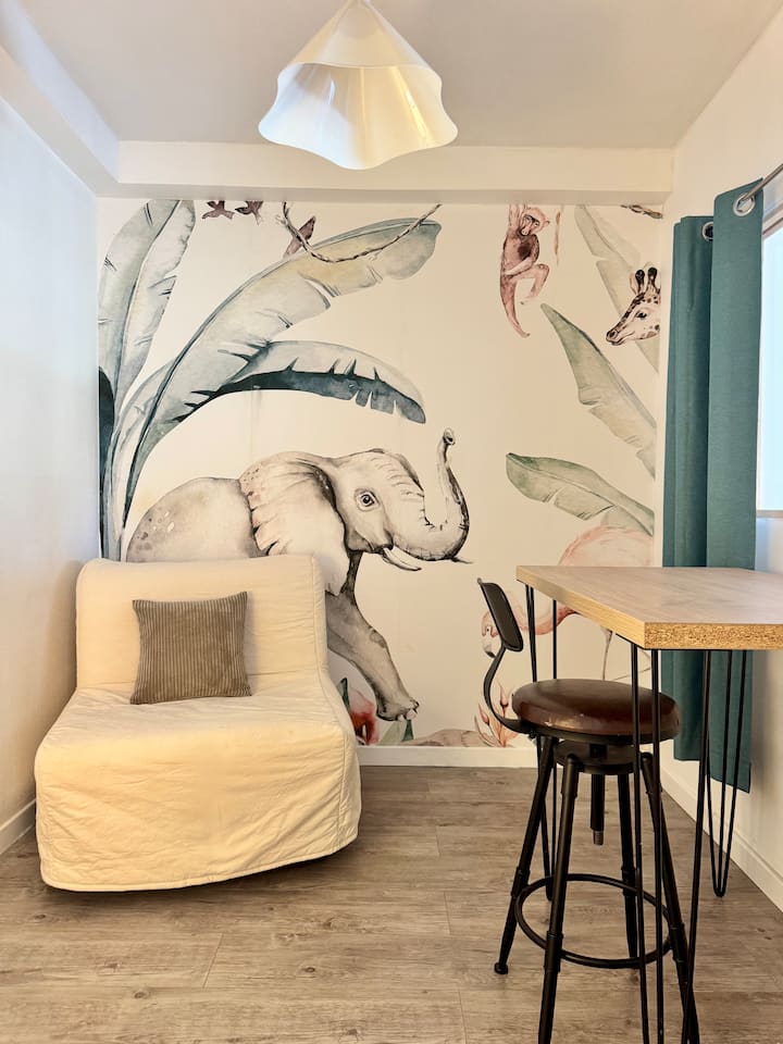 T2+ With Terrace, Swimming Pool & Parking - Gare de Nice Ville