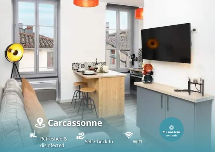 Bel Appartement Centre De Carcassonne -Cj - Carcasona