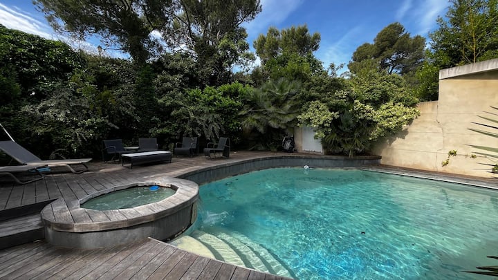 Havre De Paix Avec Piscine Privée 3 Chambres - Aubagne