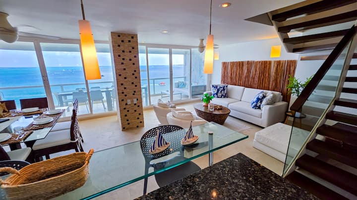Penthouse · Panoramic Ocean View · Private Beach - San Andrés