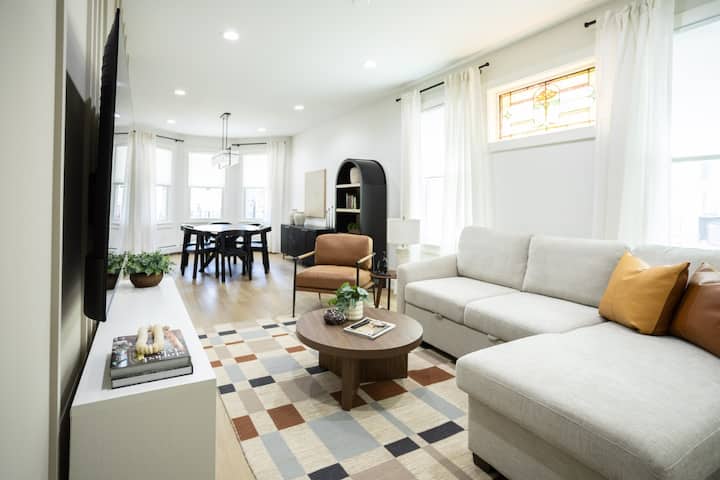 Bright 2br Home, Sleeps 6, Near Nyc + Parking - Elizabeth, NJ