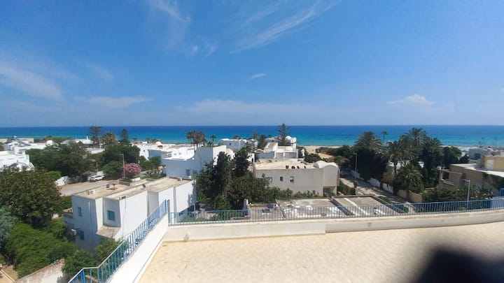 S1 Meublé Vue Panoramique Sur Mer - Nabeul