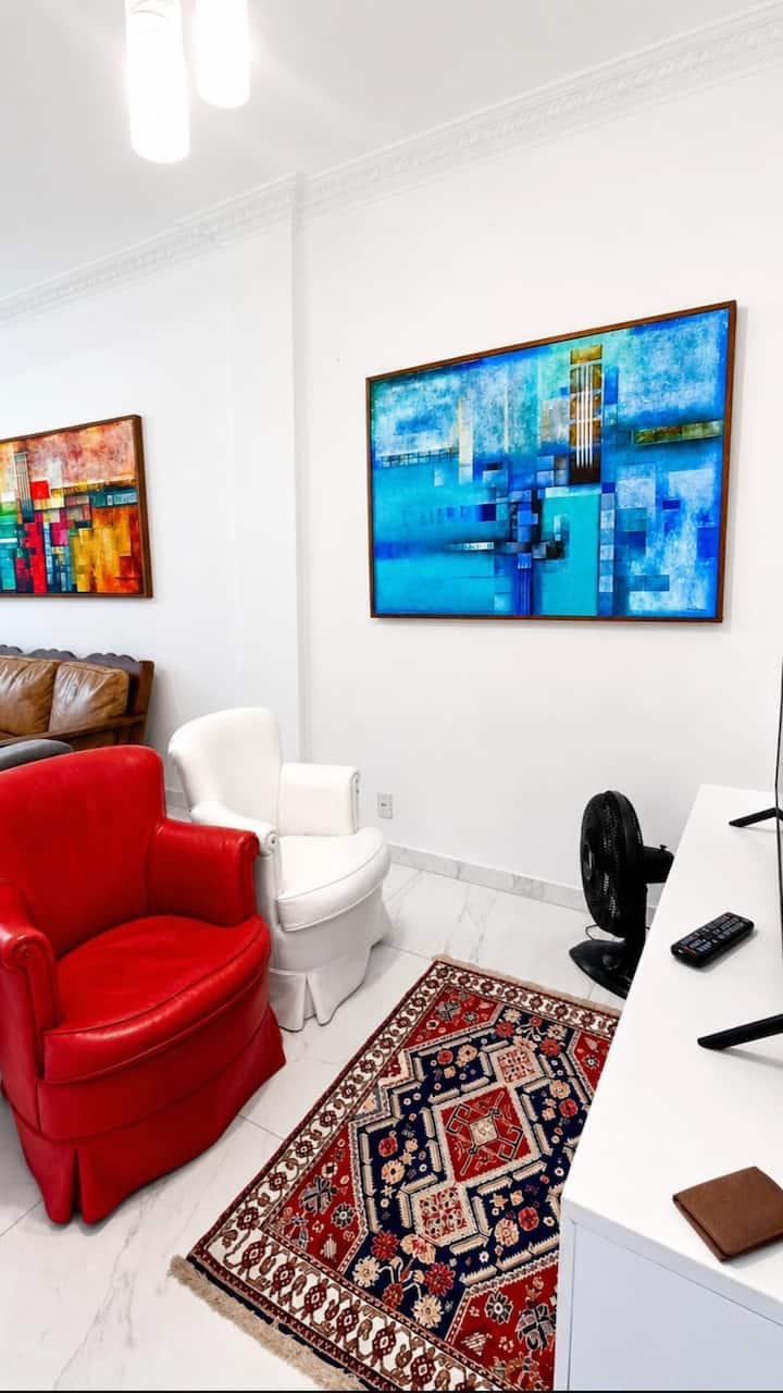 E - Excelente Apartamento Vista Mar Em Copacabana - Copacabana