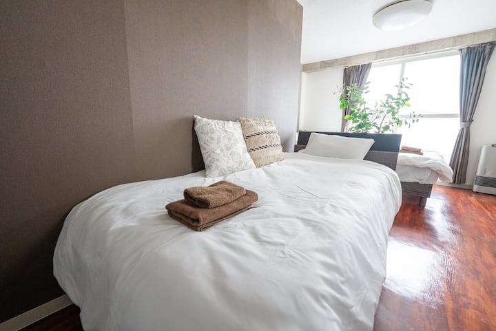 [Long Stay] Central Sapporo 1dk / 2 Beds / Fits 4 - Sapporo