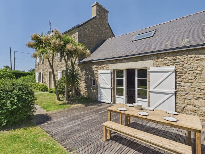 Maison Authentique Pour 11, Proche Plage - Landéda