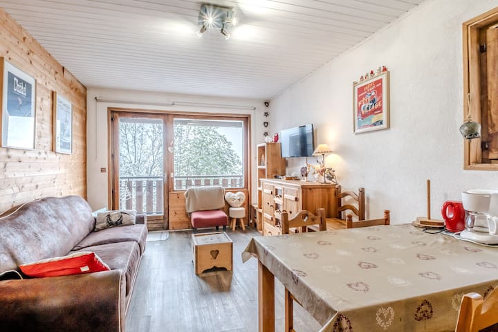 Le Nid De Châtel - Joli Studio Pour 4 Avec Balcon - Châtel