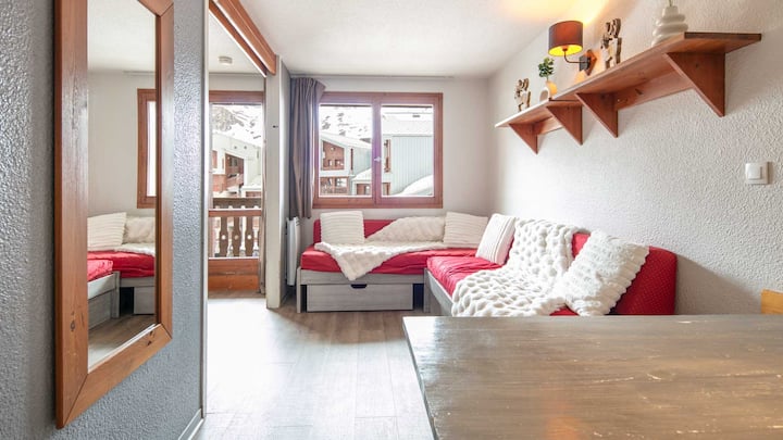 Studio Cocooning 4pers, Balcon Vue Montagne - Tignes