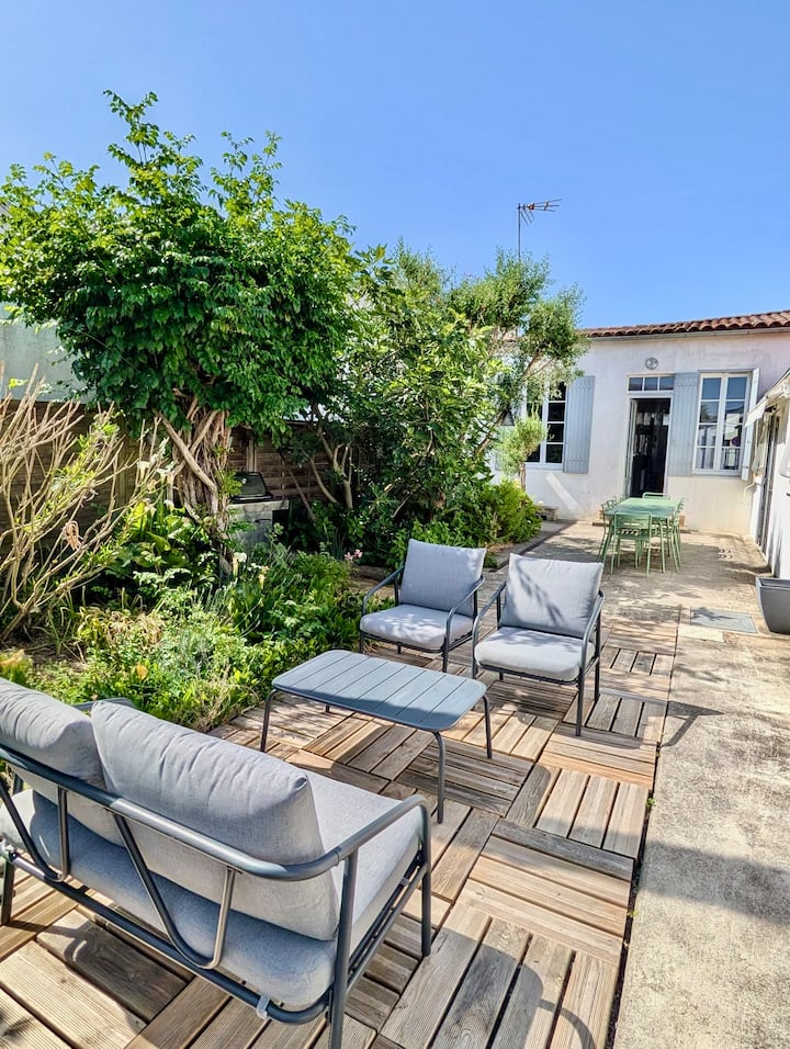 Grande Maison + Jardin + Garage, Proche Vieux Port - La Rochelle