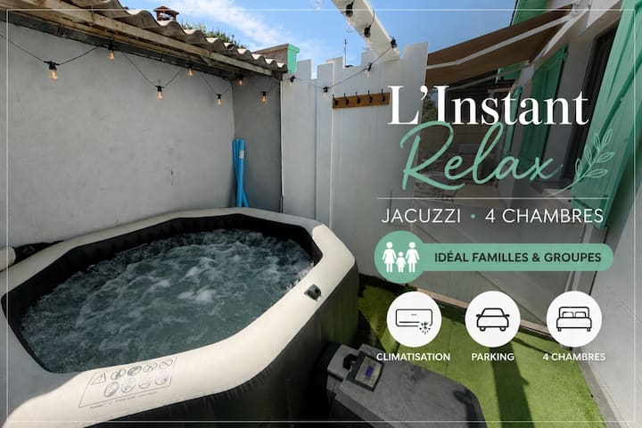 L'instant Relax  Jacuzzi  4 Chambres - Montpellier
