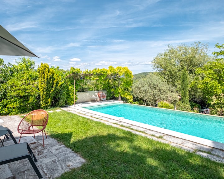 Villa Avec Piscine à Débordement 913 Gar - Roussillon