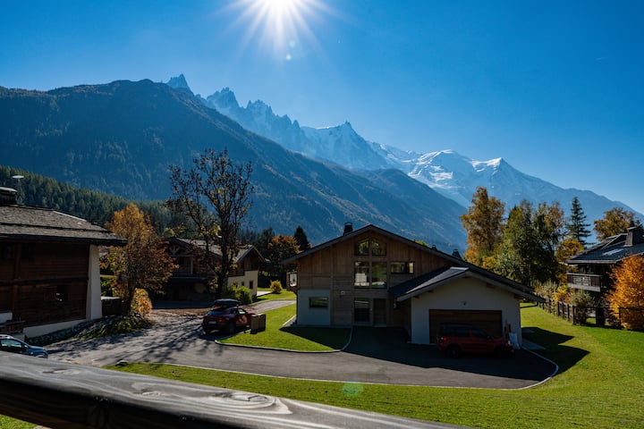 Chalet Neuf | Vue Mt-blanc 180° Sud | Calme | 3 Ch - Chamonix-Mont-Blanc