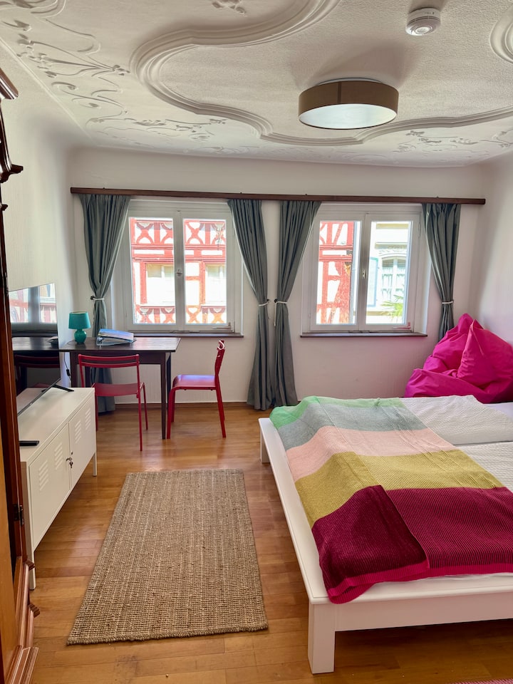 Altstadt - Schnuckeliges Stuckzimmer Mit Bad Küche - Überlingen