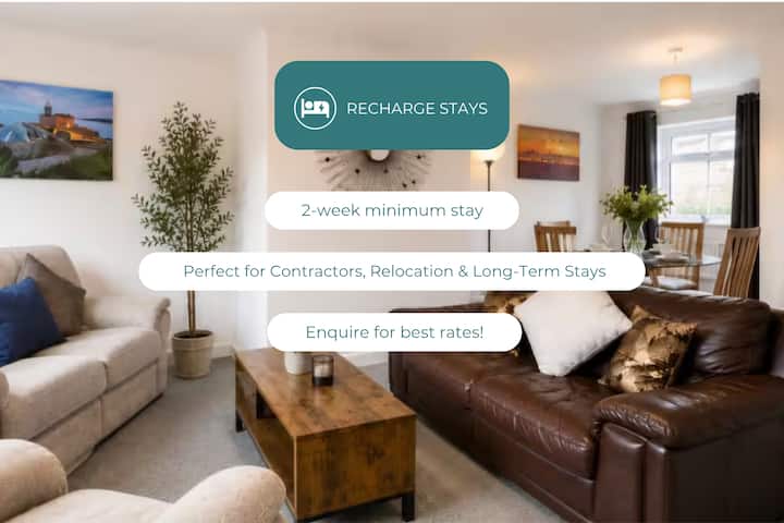 Elegant 3 Bdr Near Edinburgh|sleeps 5 Free Parking - Dunfermline