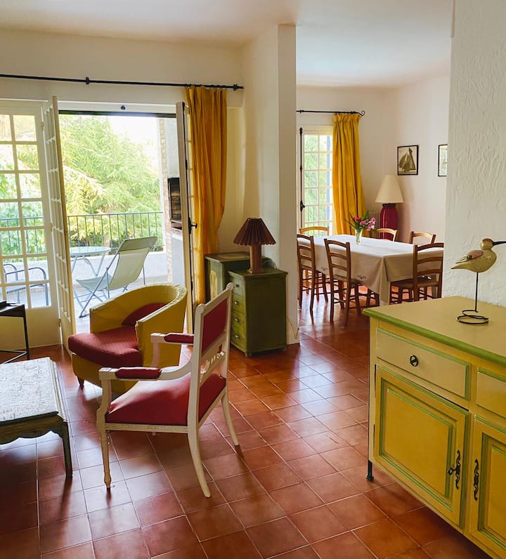 Charmante Villa Provençale Pleine De Charme - Roquefort-les-Pins