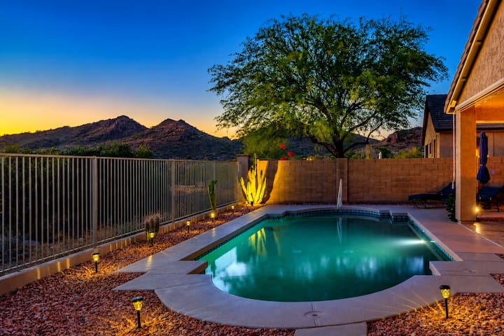 The Retreat - Private Pool, Firepit, Mtn Views - Gold Canyon, AZ