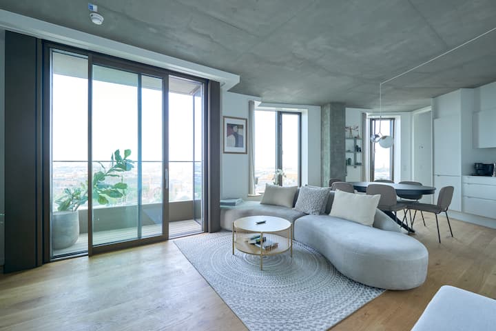 Central Apartment With Amazing View & Free Parking - Copenhagen