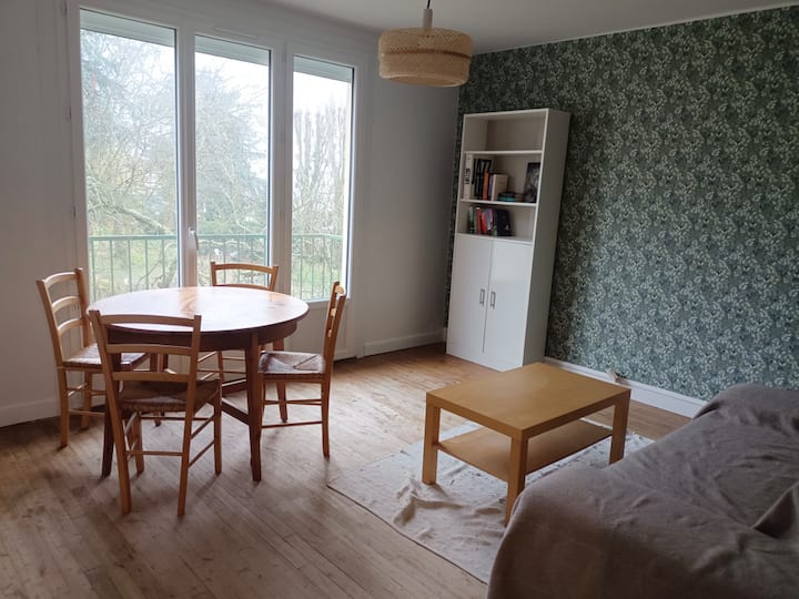 Fully Renovated Furnished 3-bedroom Apartment - Nantes