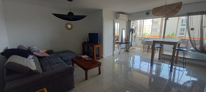 T2 Clim 3ème éTage Avec Ascenseur Et Parking Privé - Canet-en-Roussillon