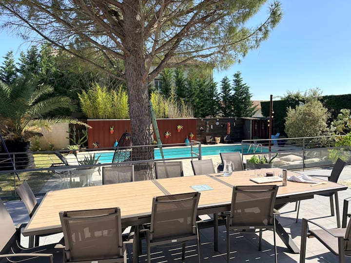 Villa Sous Le Pin Avec Piscine - Carpentras