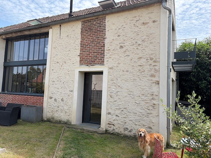 Grange D’architecte En Pierres Et Esprit Loft - Montfort-l'Amaury
