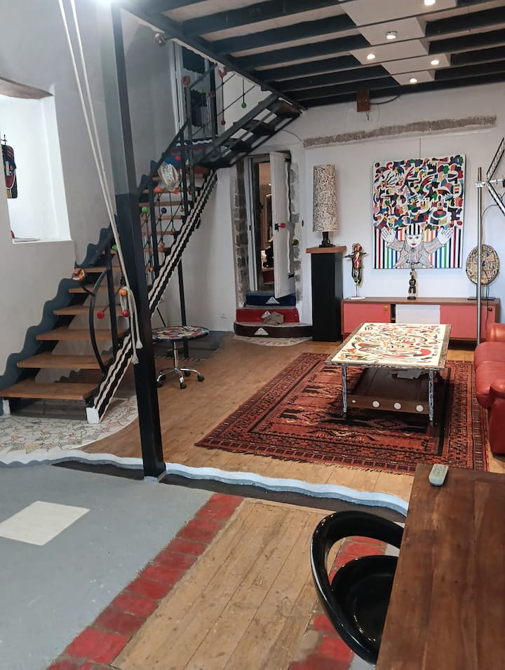 Logement Atypique Agencé Par Un Artiste - Sisteron